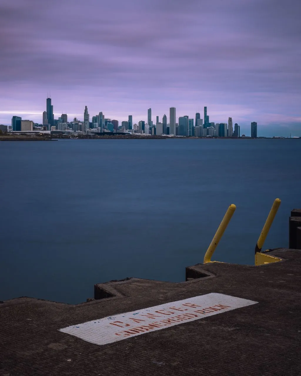 Chicago Skyline - From 15s long exposure with ND filter from Oakwood ...
