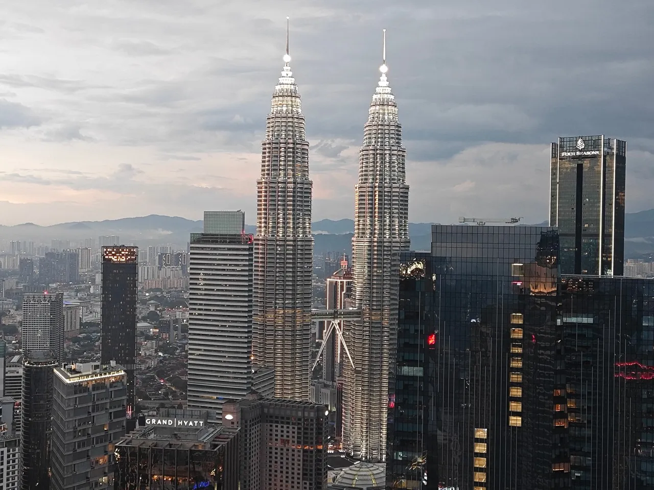 Petronas Twin Towers - From Banyan Tree Kuala Lumpur, Malaysia