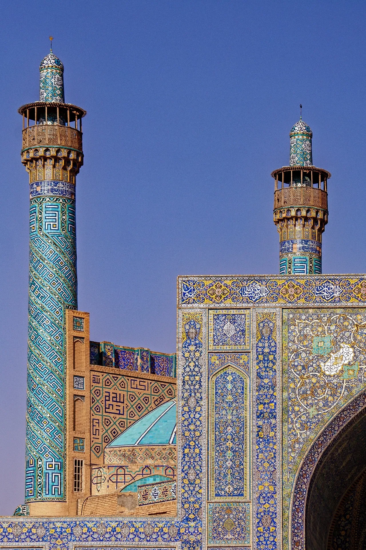 Shah Abbasi Mosque - From Towers in Entrance, Iran