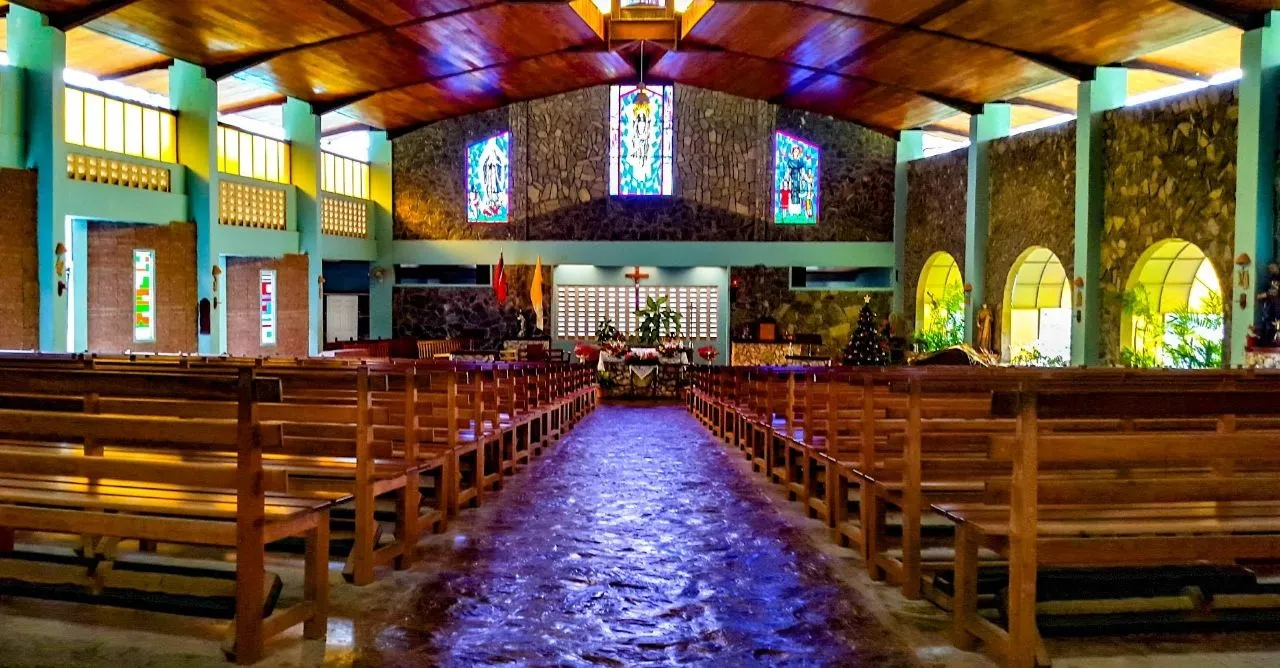 La Veronica R.C. Church - From Inside, Trinidad and Tobago