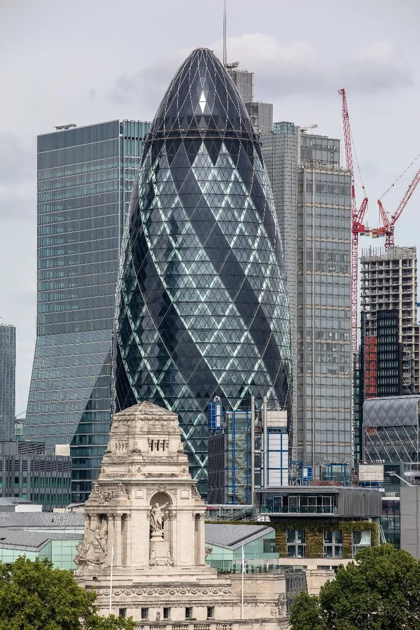 The Gherkin - From Tower Bridge, United Kingdom